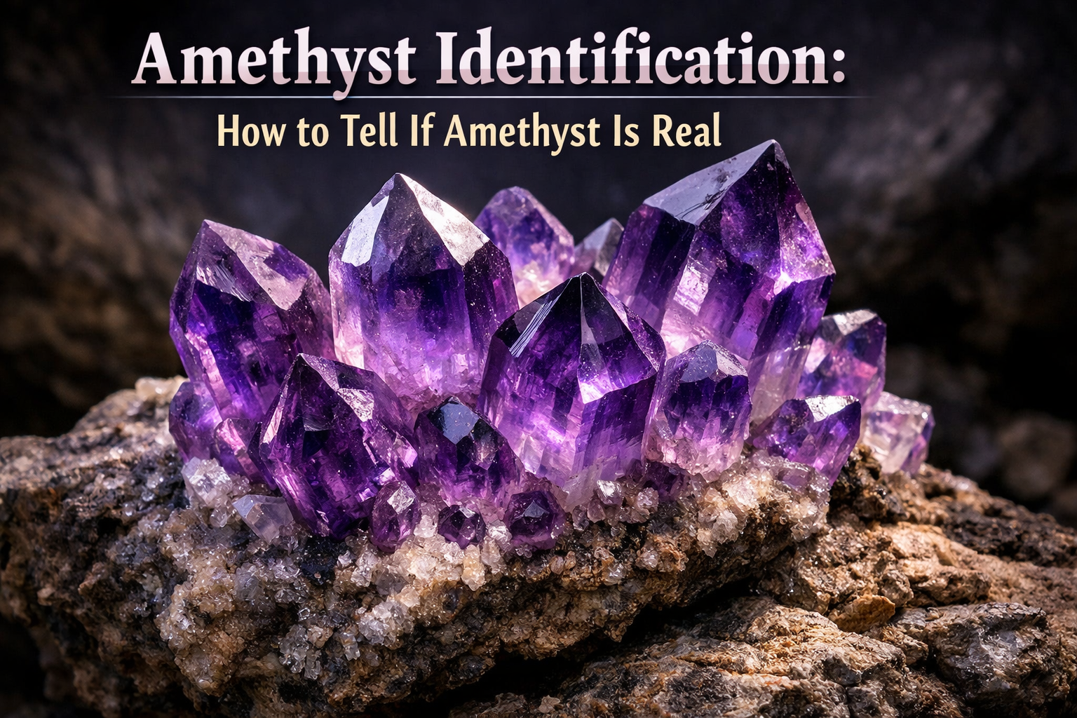 Amethyst Identification: How to Tell If Amethyst Is Real | Rock ...